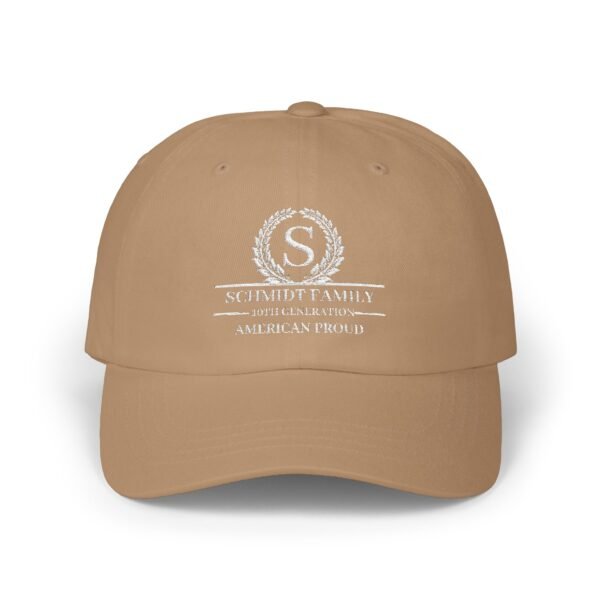 Personalized Classic Dad Cap – Schmidt Family Heritage Cap - Clothing Store